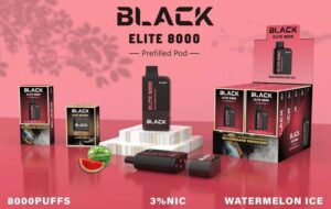 BLACK ELITE & LITE 8000 POD & DEVICE – Vamos Vape Shop