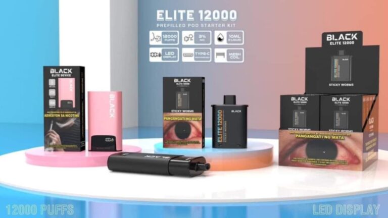(LEGIT) BLACK ELITE V2 / XBLACK ELITE PODS & DEVICE12,000 – Vamos Vape Shop