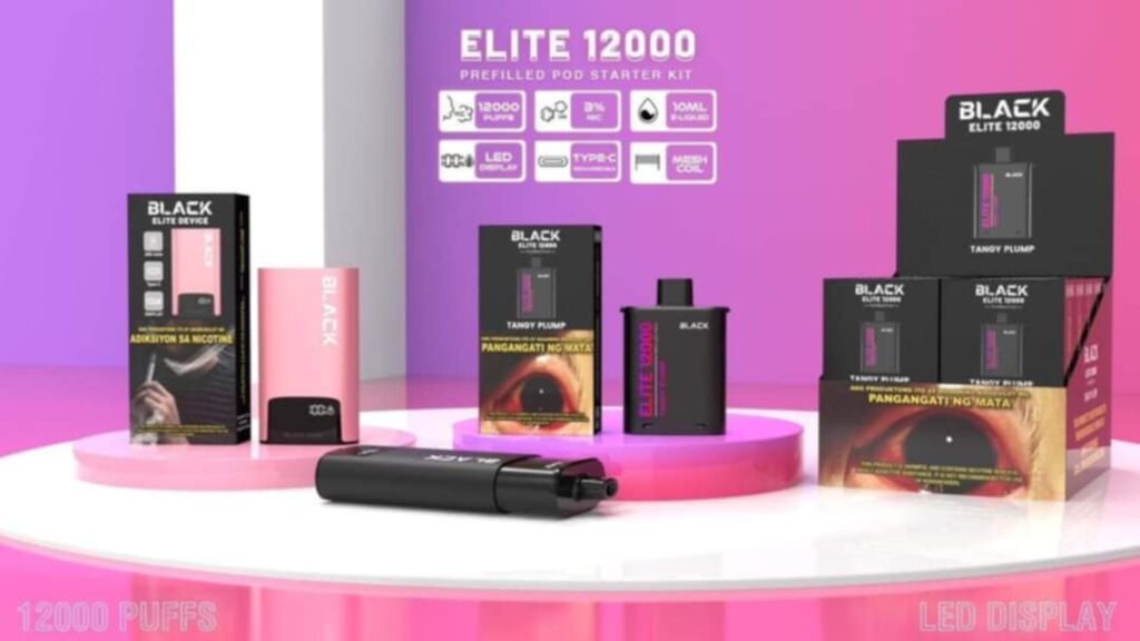 (LEGIT) BLACK ELITE V2 / XBLACK ELITE PODS & DEVICE12,000 – Vamos Vape Shop